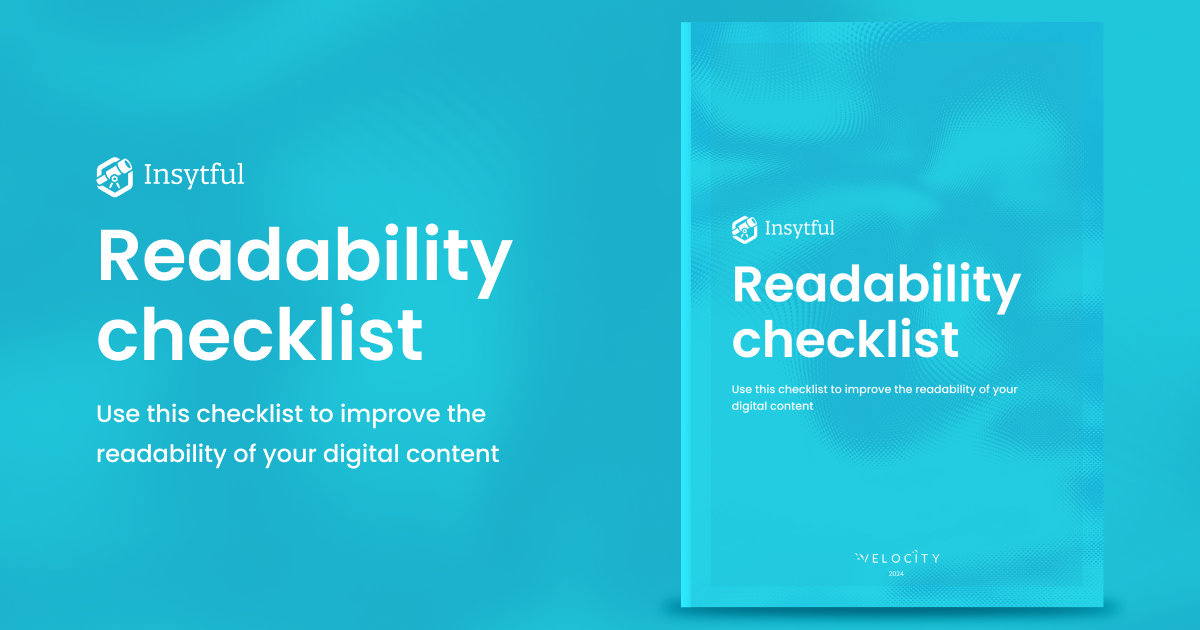 Readability checklist by Insytful